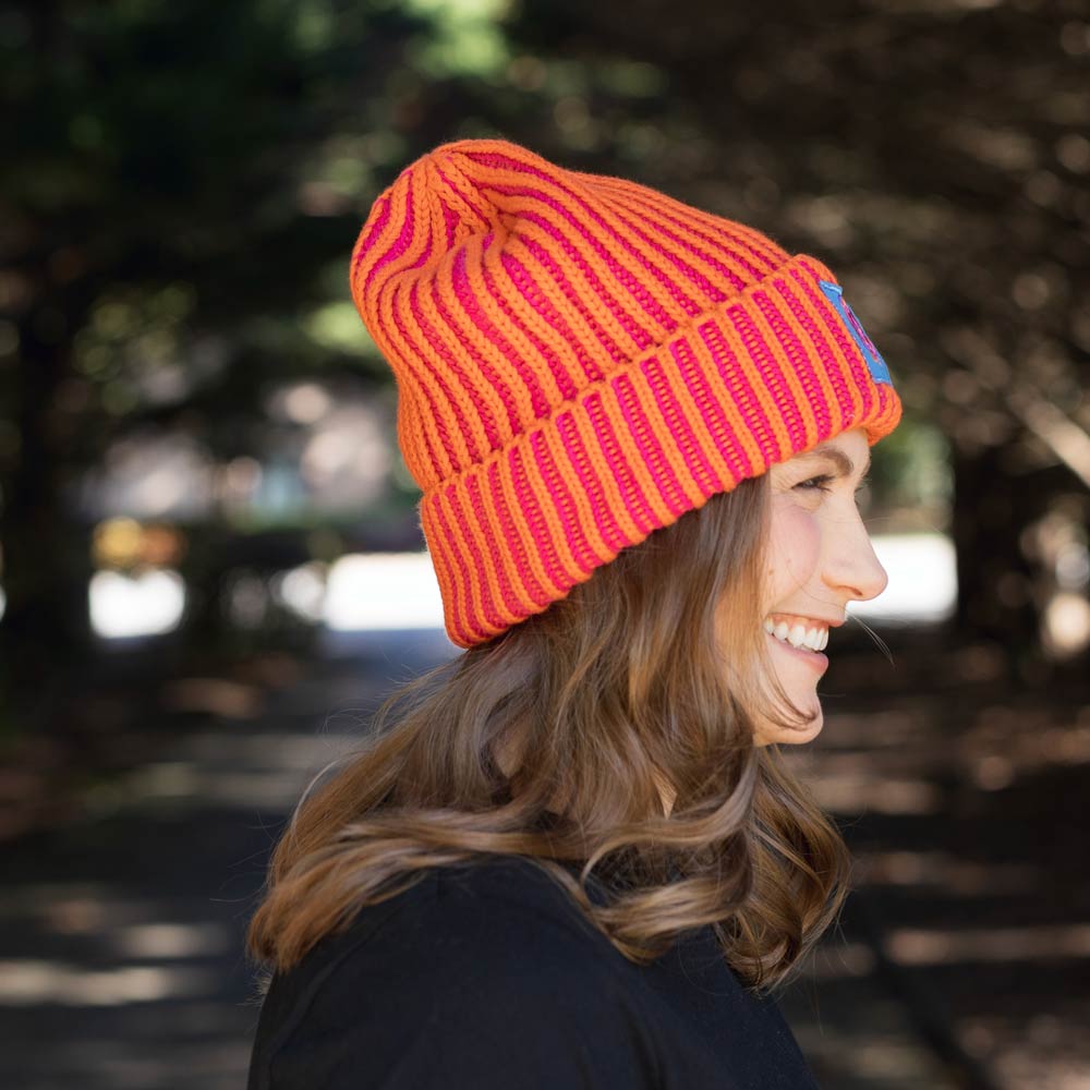 JM x BL Cosmic Color Contrast Hat | Tangerine - BIG LOViE